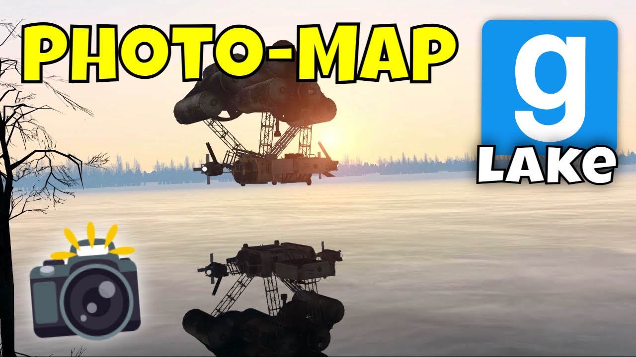 Garry's Mod Map Review: gm_reflective_lake (Photo Map) - YouTube