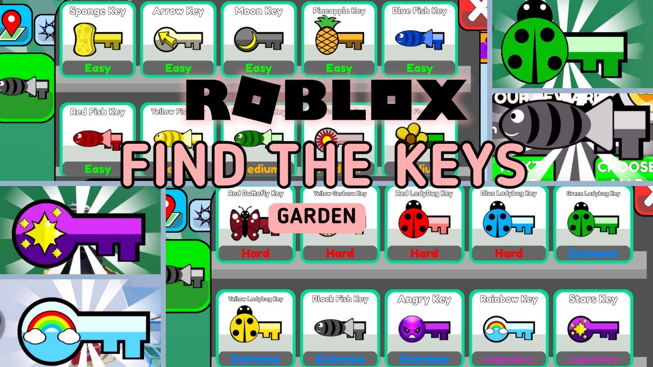 Roblox | Find the Keys 🔑 - Garden 🪴 - YouTube