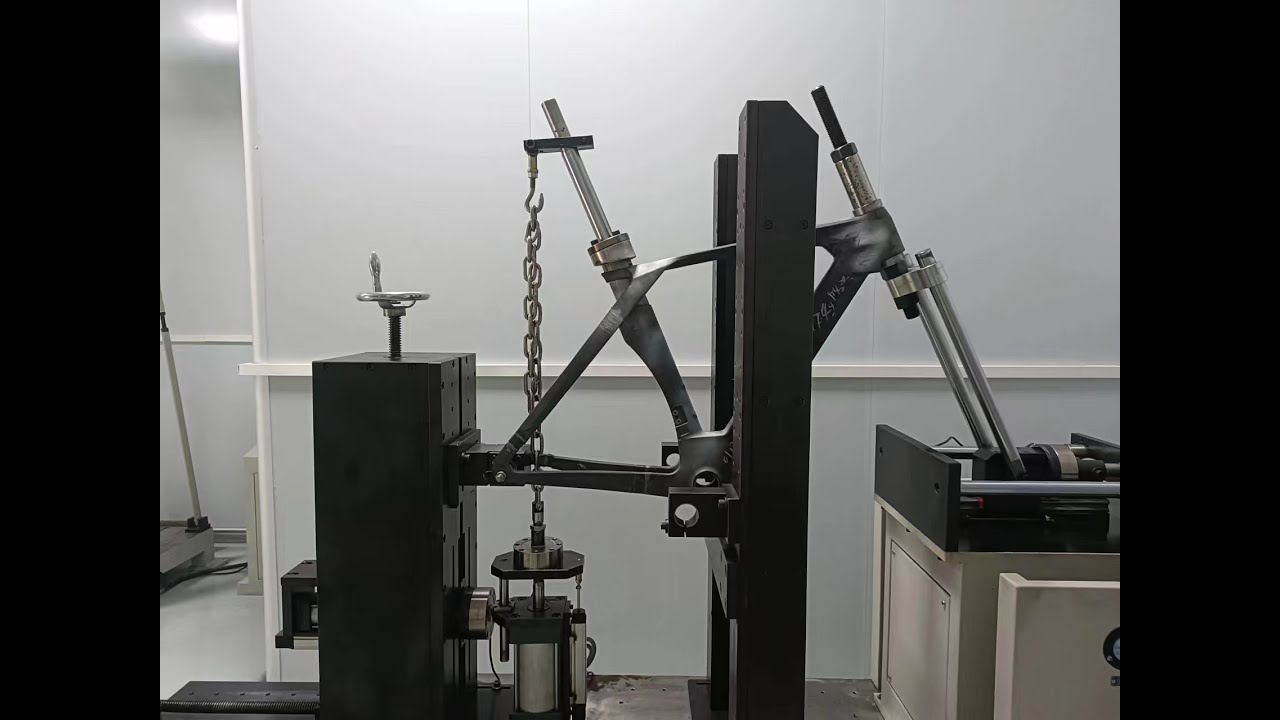 FM-CR068 road bike frame Testing - YouTube