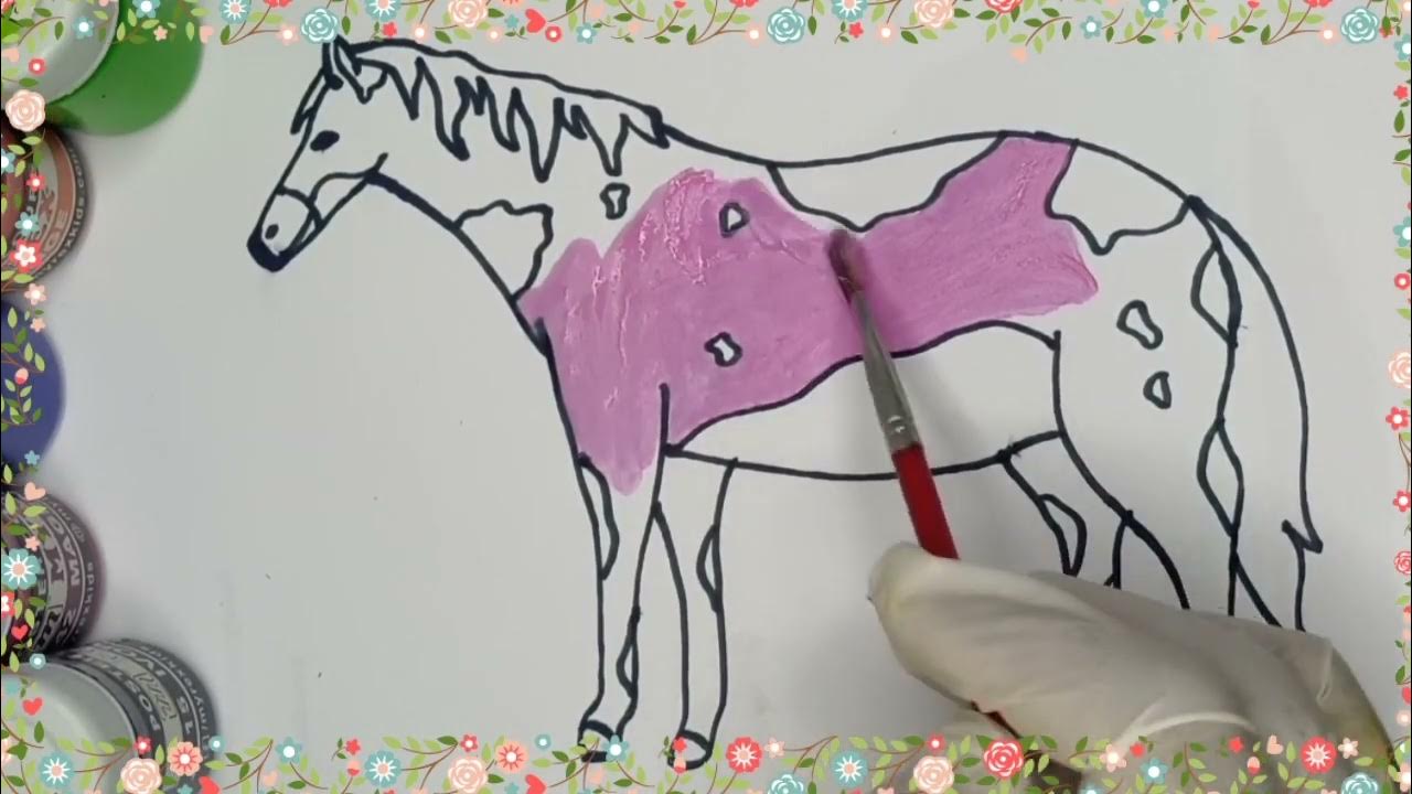 How to Draw Horse | Horse Painting for Kids | Simply Kids Art - YouTube