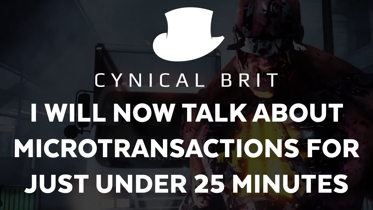 I will now talk about microtransactions for just under 25 minutes - YouTube