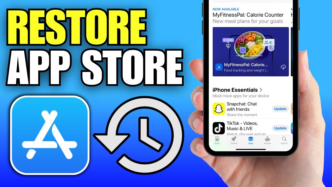 How To Restore Accidentally Deleted App Store on iPhone - YouTube