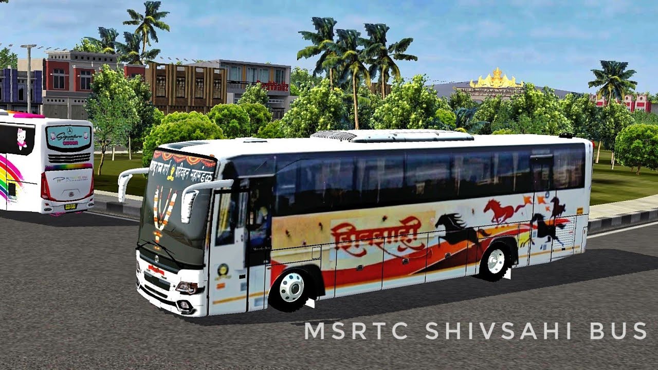 🚩Msrtc Shivsahi Bus Bussid Mod Bus Simulator Indonesia Game - YouTube
