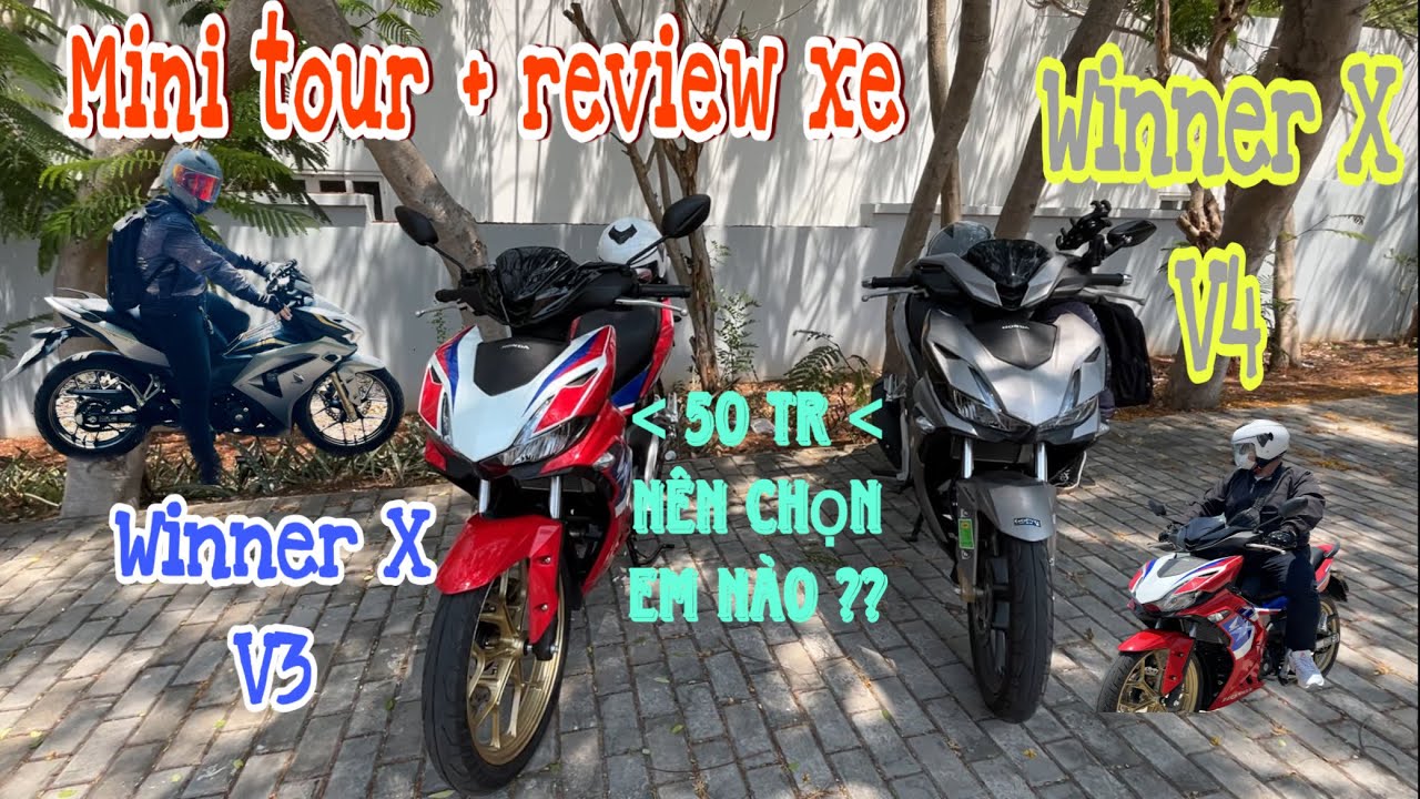 Mini Tour Kết Hợp Review Winner X | So Sánh Phiên Bản V3 và V4 | Tiểu ...