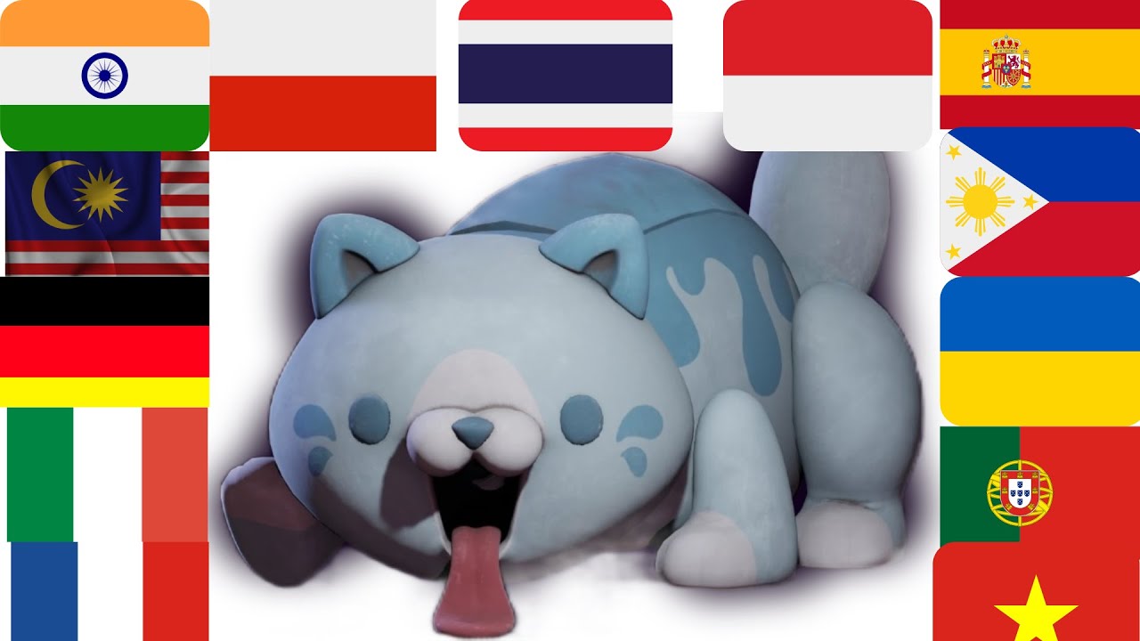 Candy cat in different languages - YouTube