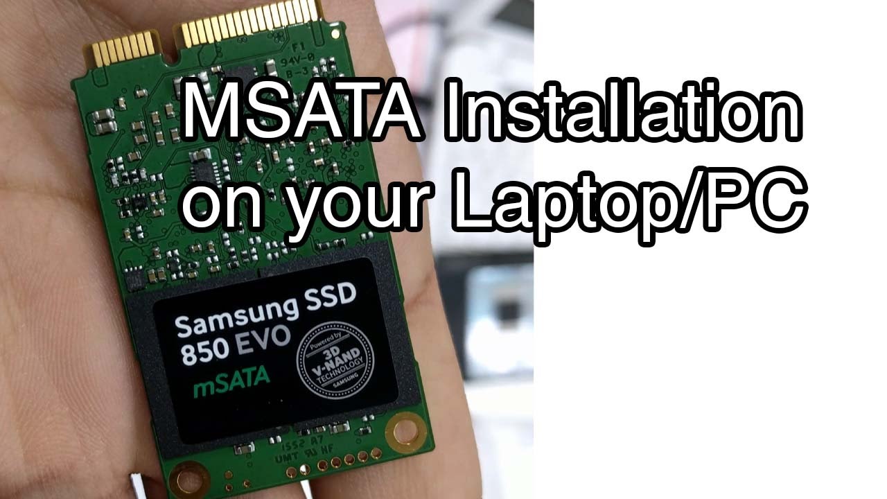 530MB/S How to Install MSATA SSD to your Motherboard! Samsung 850 EVO ...