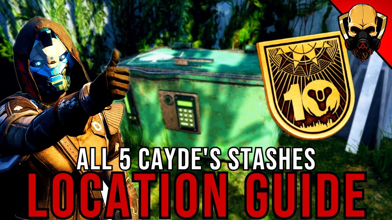 All 5 Cayde's Stashes Location Guide in the Tower / Pale Heart | Destiny 2 [10th Anniversary ...