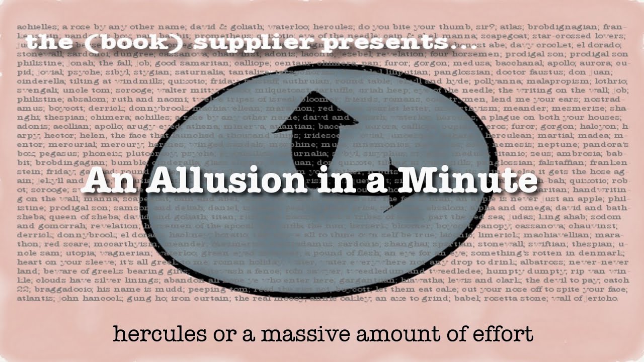 Hercules or A Massive Amount of Effort (Allusion In a Minute #5) - YouTube