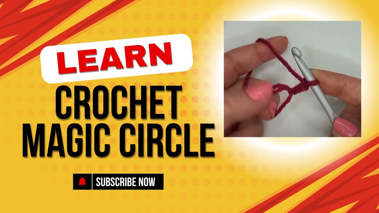 How to make a magic ring or magic loop in crochet #howtocrochet # ...