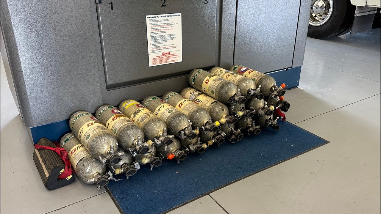 Morning SCBA Bottle Filling with Flying90🤘🏼 - YouTube