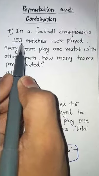 permutation and combination shortcut tricks for NDA/JEE/AIRFORCE class 11 ncert chapter 7 - YouTube