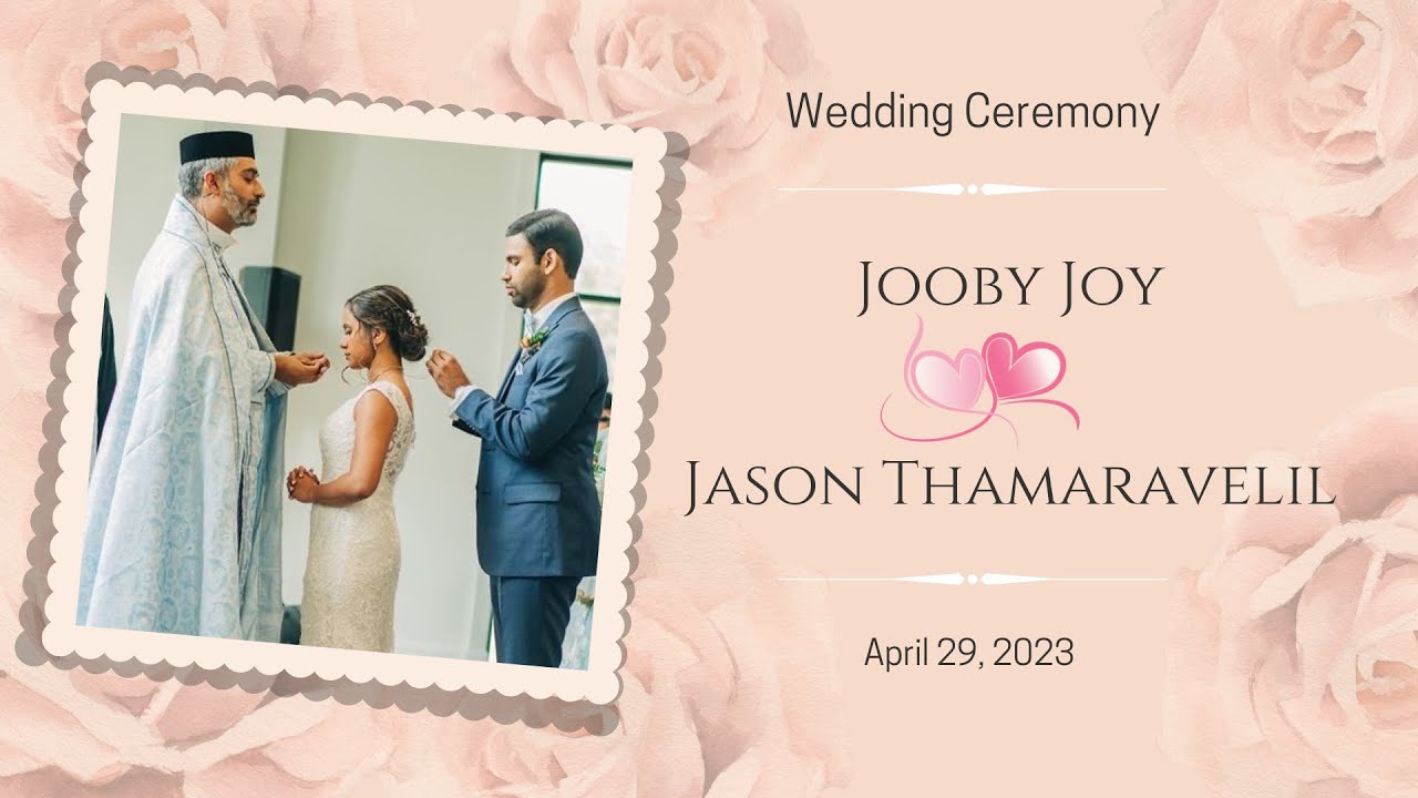 Indian Orthodox Wedding Ceremony | Jooby and Jason - YouTube