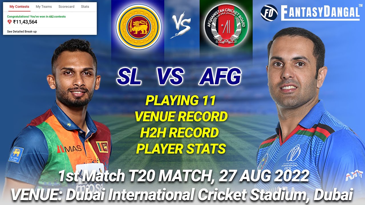 SL vs AFG LIVE Team | SL vs AFG Prediction | SL vs AFG Live | Match 1 ...