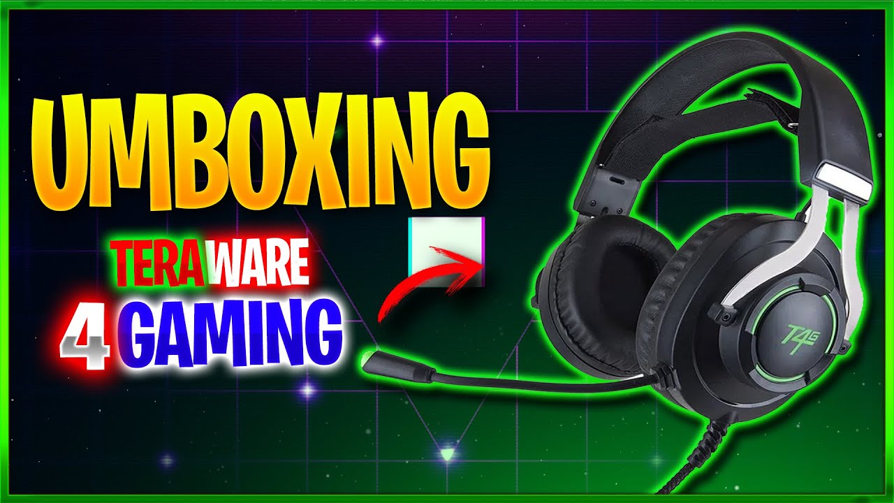 UMBOXING AUDIFONOS TERAWARE 4GAMING 7.1 SURROUND Conexión USB 2023 ...