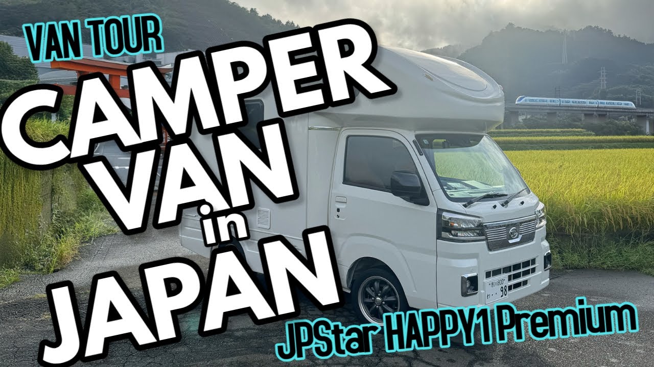 JAPAN VAN TOUR: We Hired A Tiny Van in Japan! (JP STAR Happy1 Premium ...