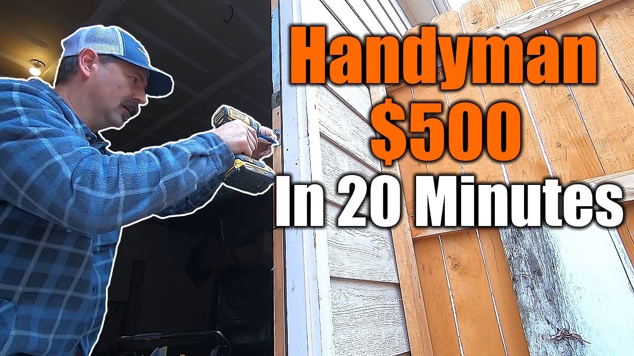 Handyman $500 In 20 Minutes | Can You Do This? | THE HANDYMAN | - YouTube