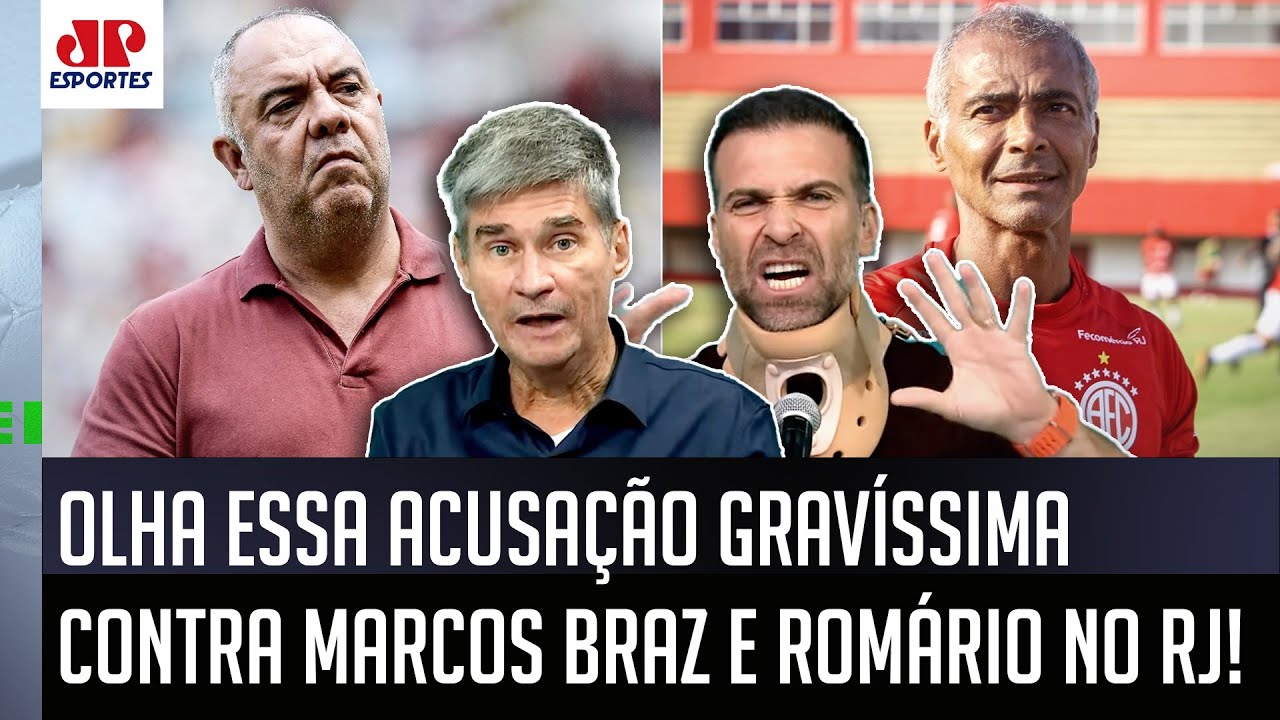 "ISSO É GRAVÍSSIMO, gente! O Romário e o Marcos Braz FORAM ACUSADOS de ...
