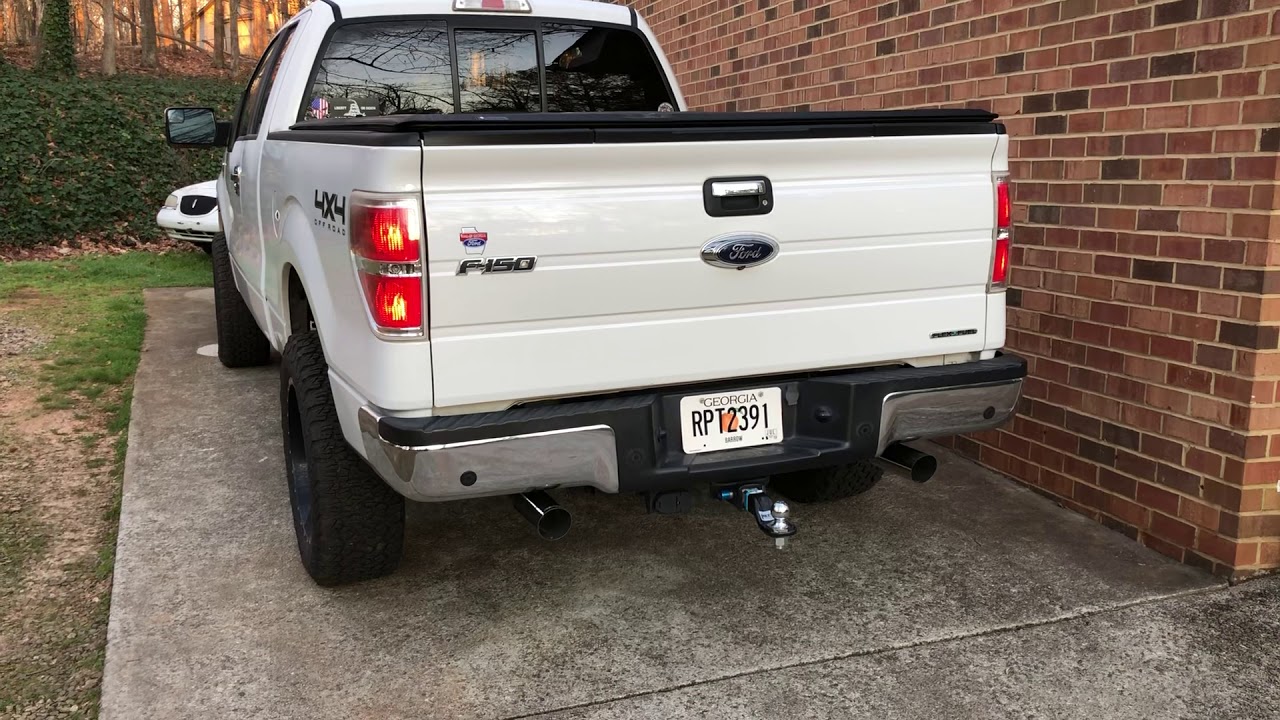 2014 F-150 5.0 pypes m80 exhaust - YouTube