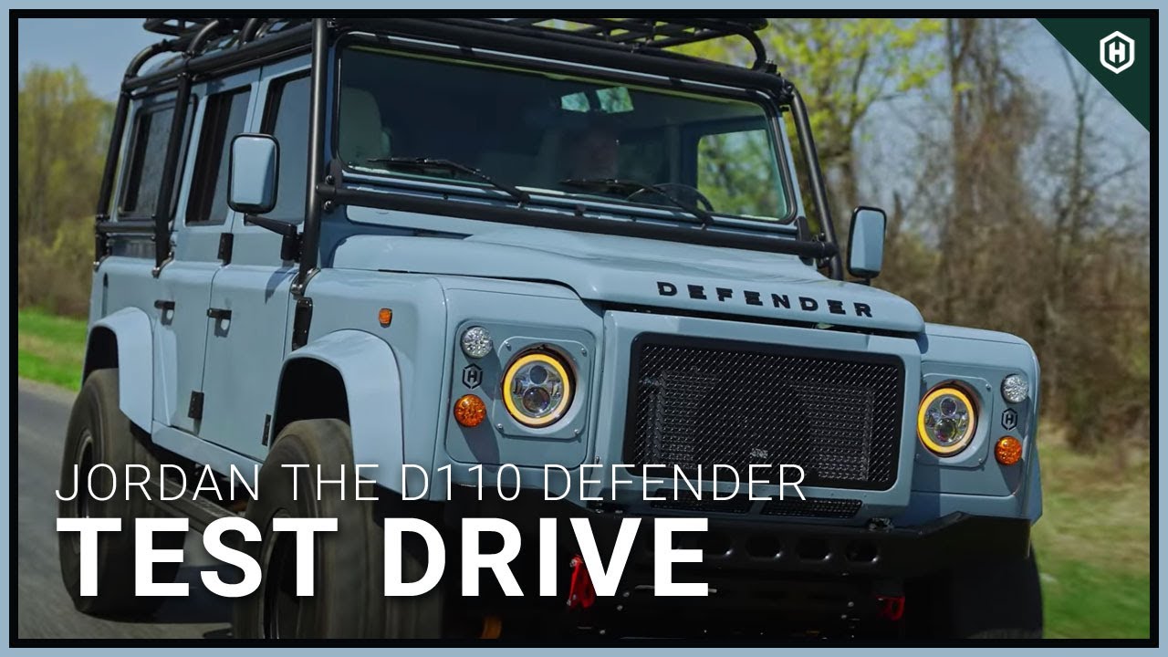 Test Drive Jordan the D110 Defender Built by Helderburg - YouTube