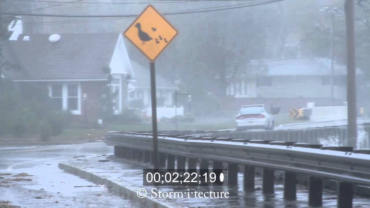 Hurricane Sandy 2012 - New Jersey, Storm Chaser footage 1080p - YouTube