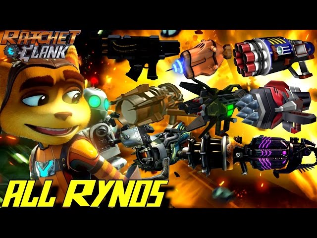 Ratchet And Clank All Ryno Weapons