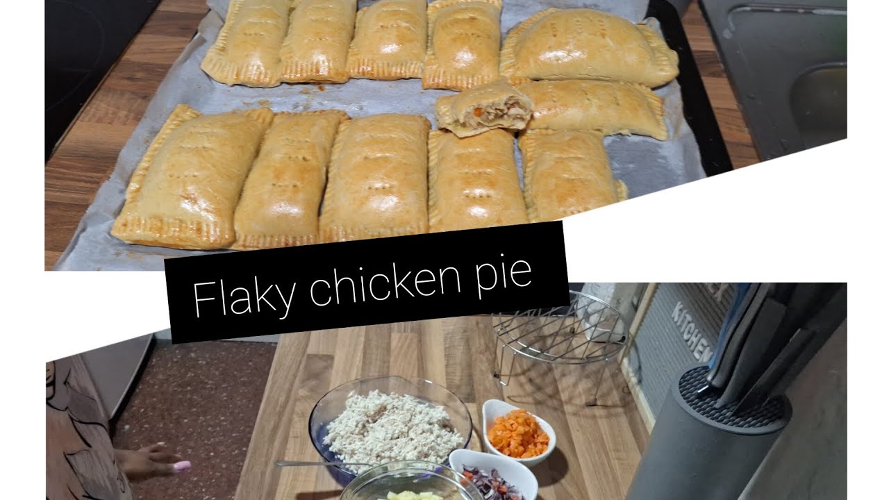 How to make Flaky chicken pie#yummysnaks#Africa snaks - YouTube