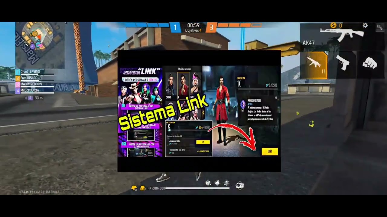 Adios al Sistema Link! Personajes Gratis. - YouTube