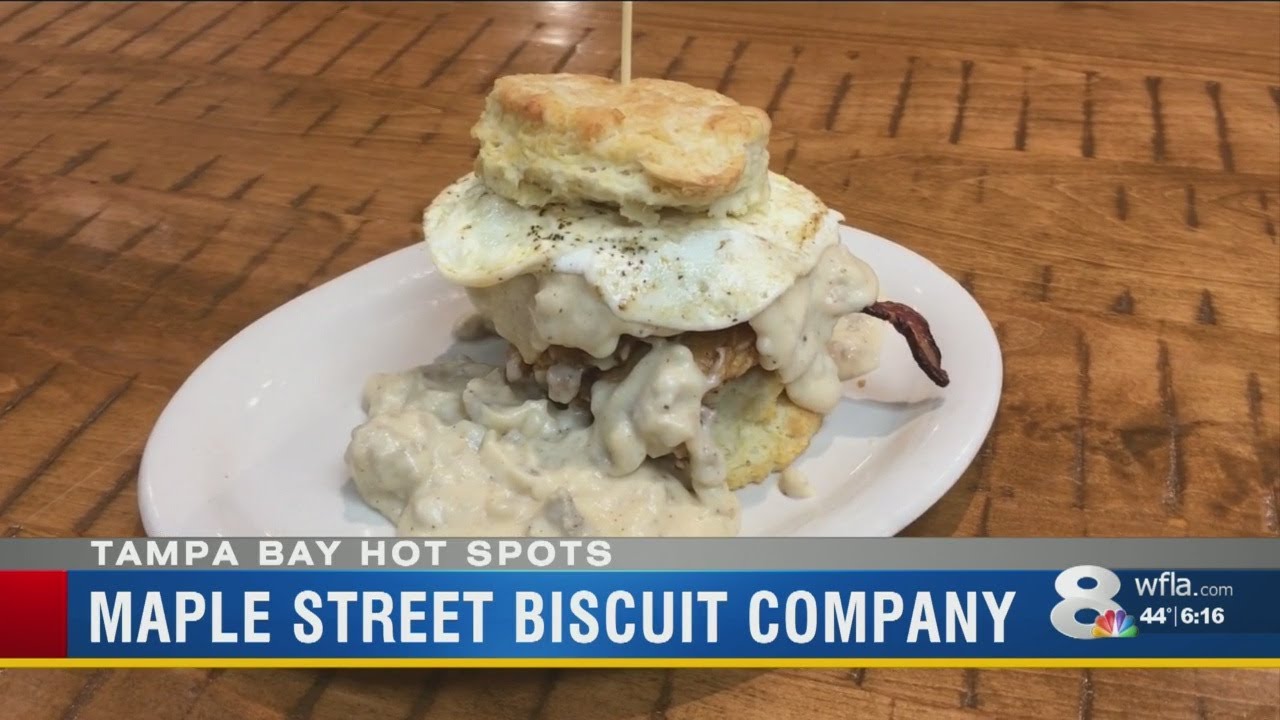 Maple Street Biscuit Co. dishes out comfort food with twist - YouTube