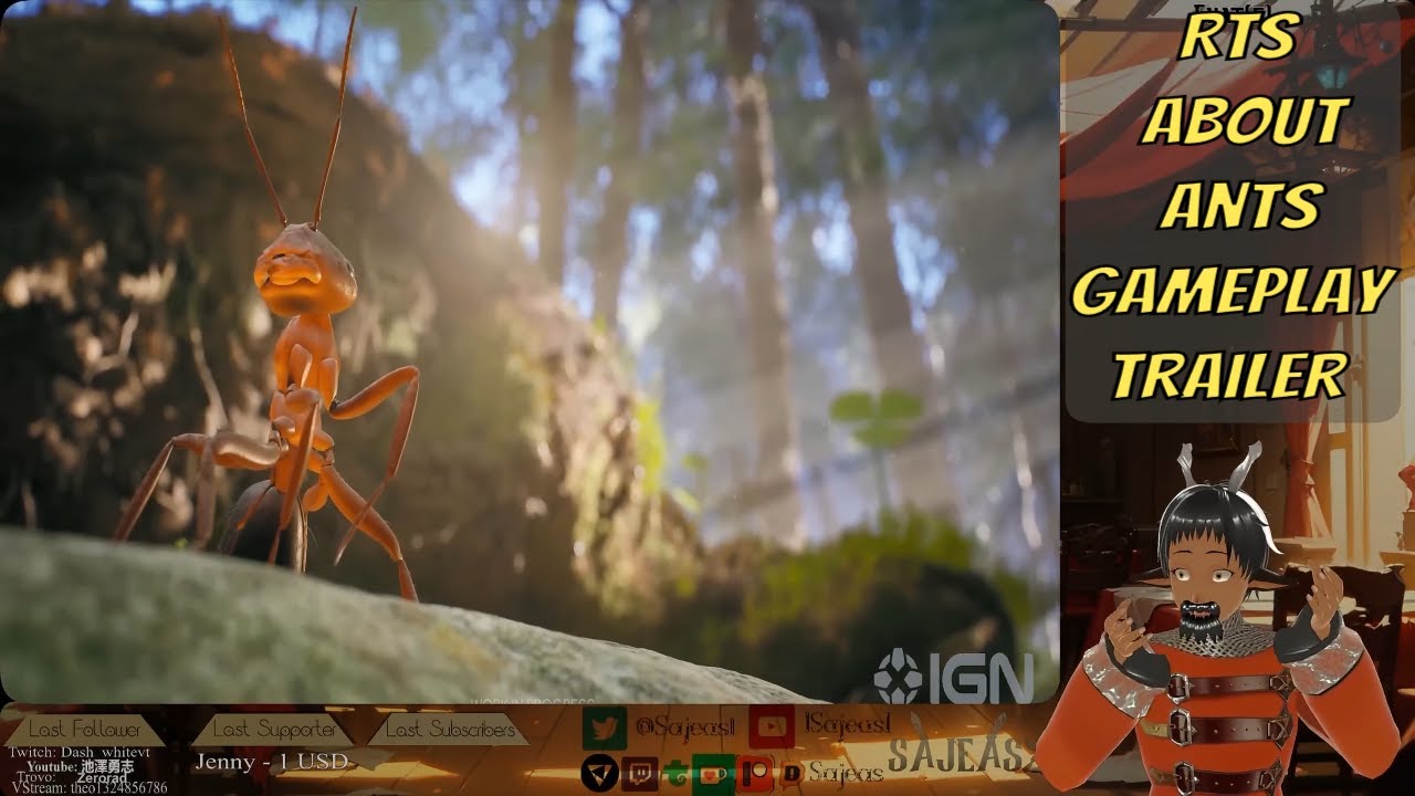 Vtuber trailer reaction to Empire of the Ants - GDC Gameplay - YouTube