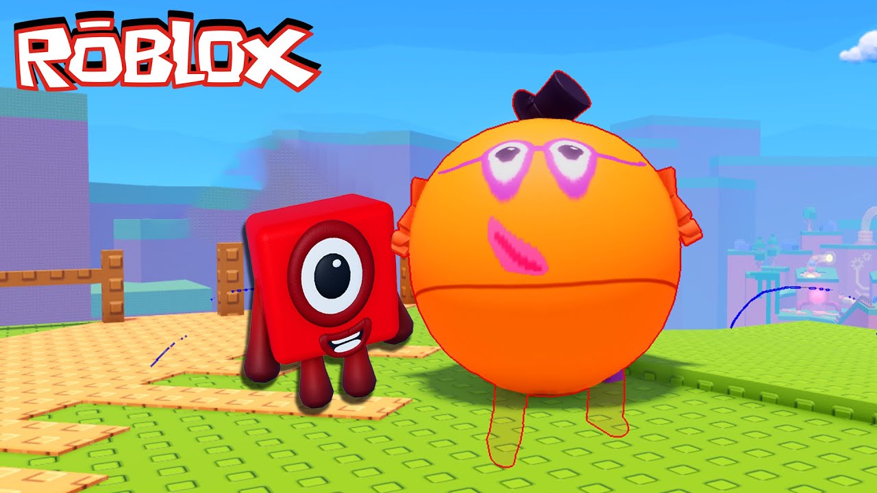 Numberblocks Play Roll A Fat Friend in Roblox! - YouTube