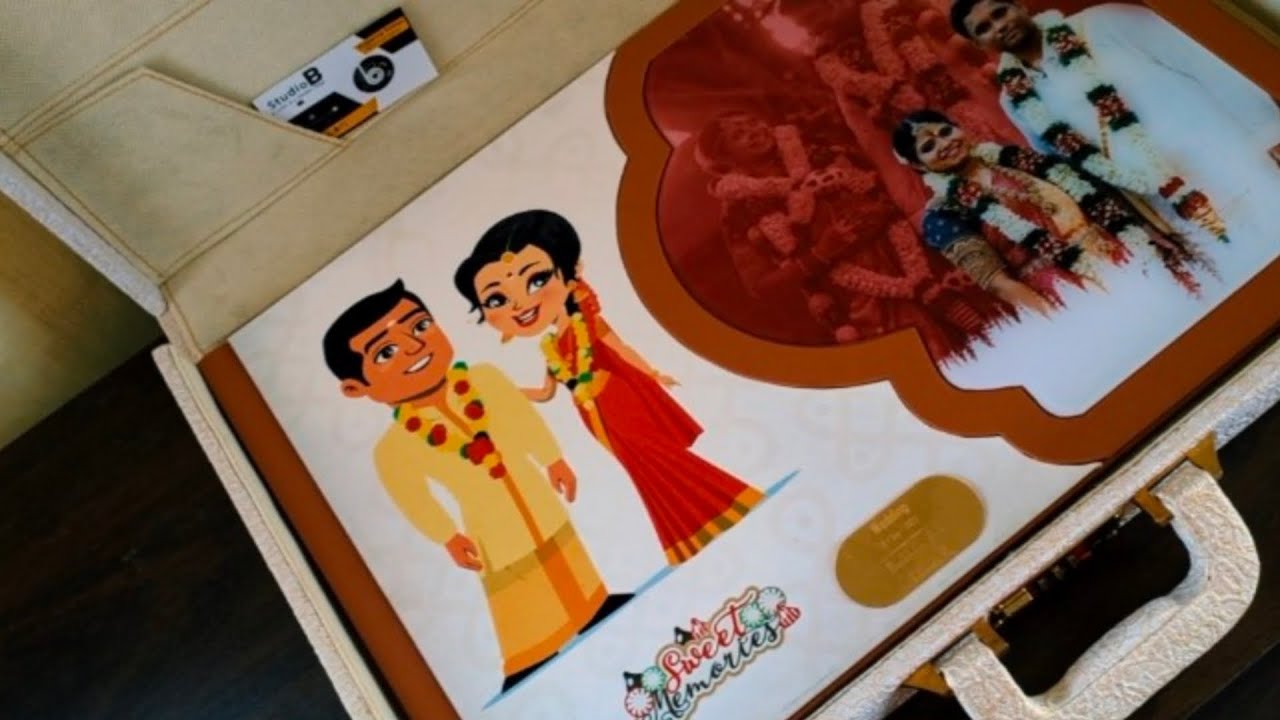 Wedding Album unboxing | Studio B photography | 12×36 well designed ...