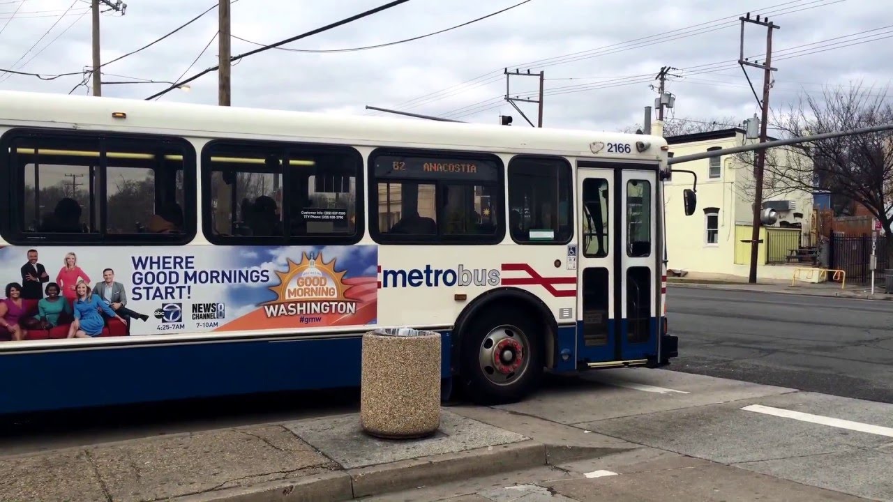 WMATA Metrobus 2000 Orion V #2166 - YouTube