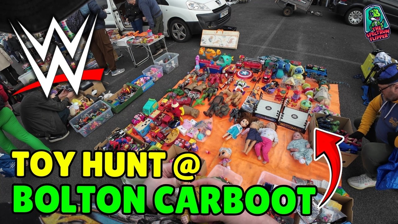 Epic Toy Treasure Hunt at Bolton's Midweek Car Boot Sale with ...