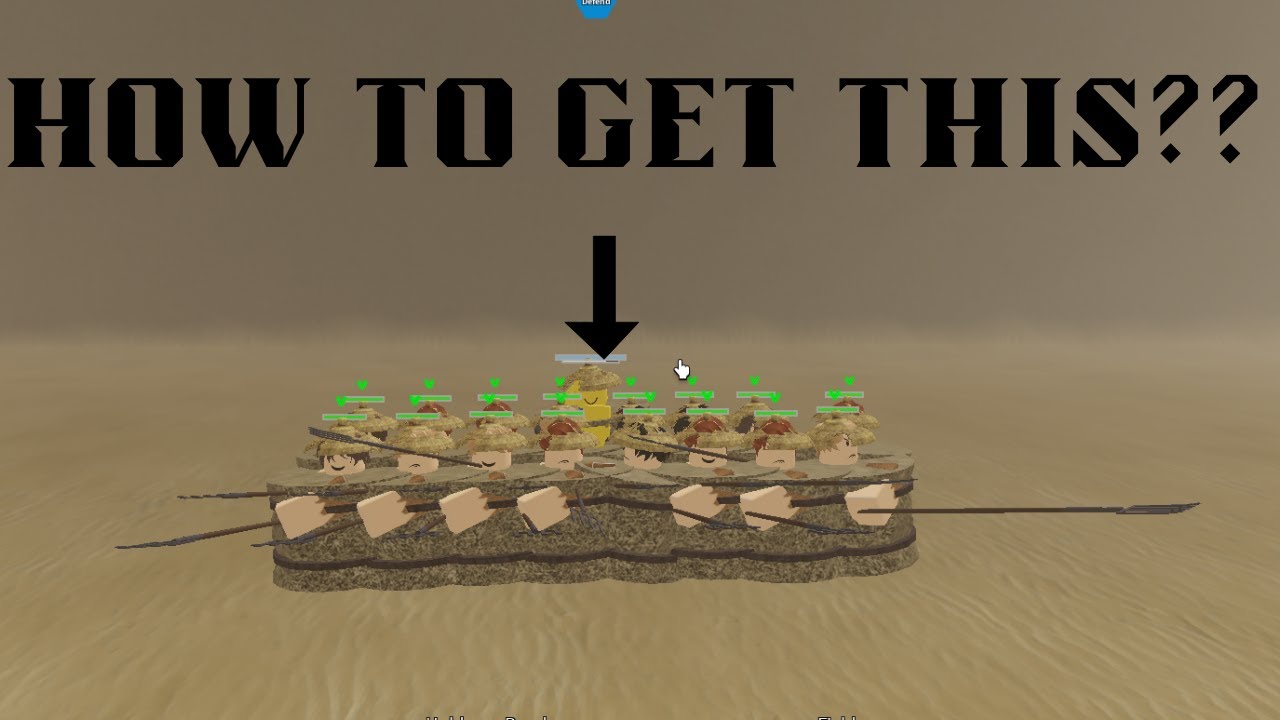 Tutorial on How to Get the New haybale Unit/Badge| Roblox Warlords ...