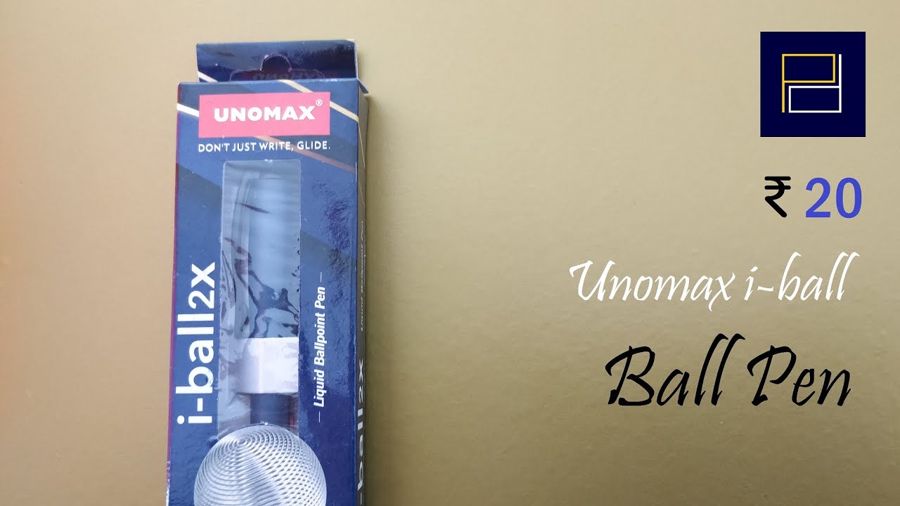 Unomax iball Ball Pen an INR 20 Pen - u25 - YouTube