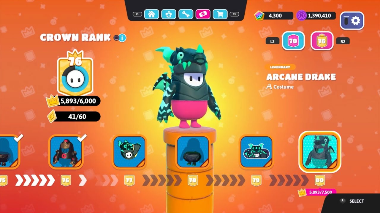 Fall Guys Info: 13 Additional Crown Ranks Added, 6 above the previous ...