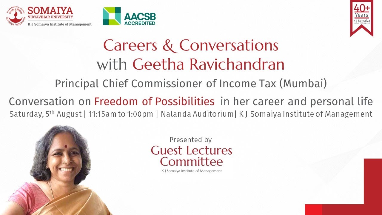 Careers & Conversations #2 | Geetha Ravichandran | Principal Chief ...