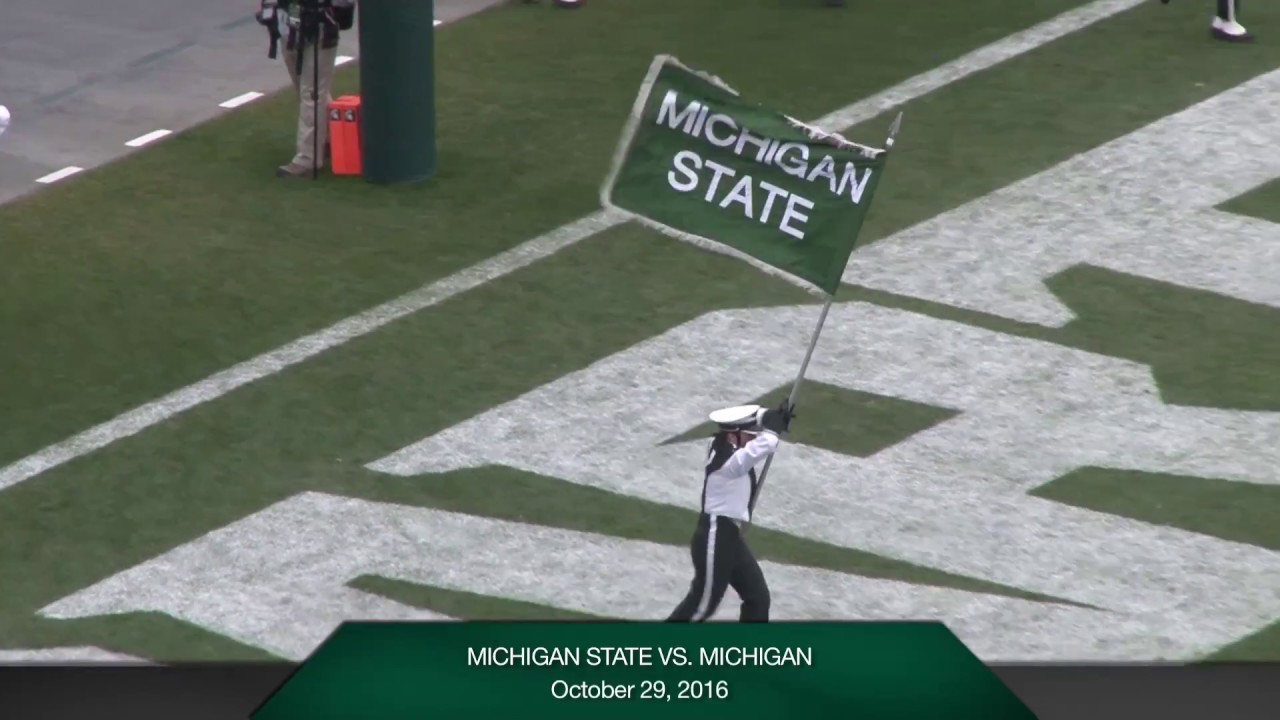 Spartan Marching Band: Pregame | MSU vs Michigan : 10.29.2016 - YouTube