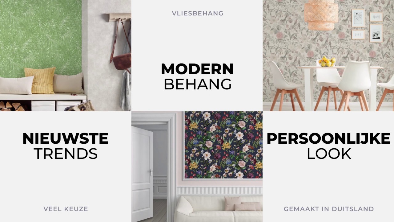 Modern behang - Trendy behang - YouTube