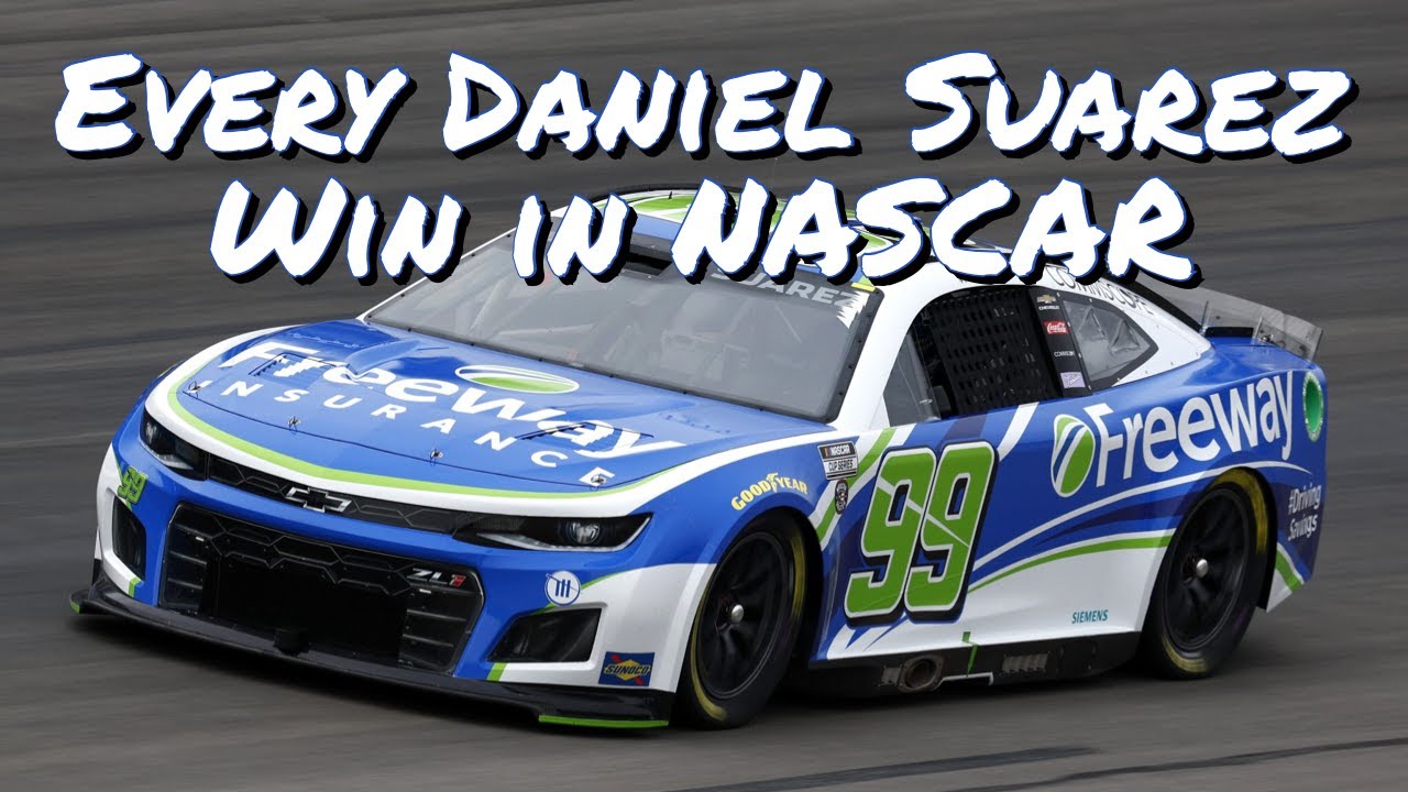 Every Daniel Suarez Win in NASCAR - YouTube