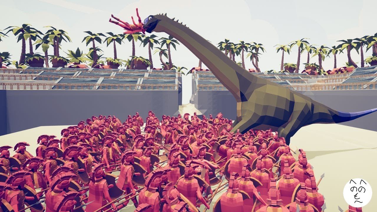 Defeat Brachiosaurus Zombie Who Can? TABS Animal Mod Map Creator ...
