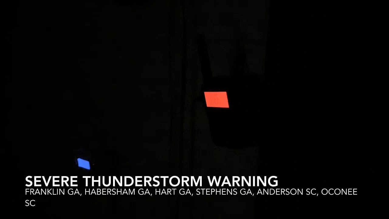 Real EAS Alert #76 Severe Thunderstorm Warning - YouTube