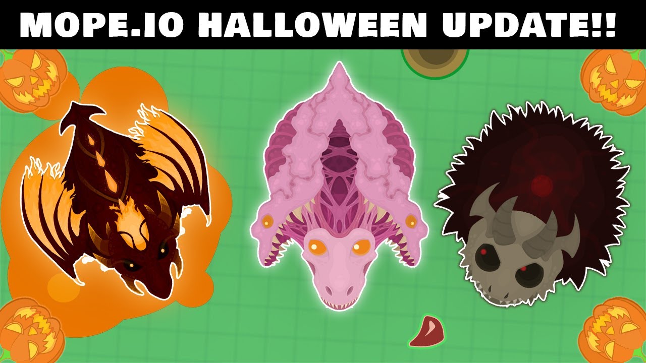 NEW MOPE.IO HALLOWEEN UPDATE!! - YouTube