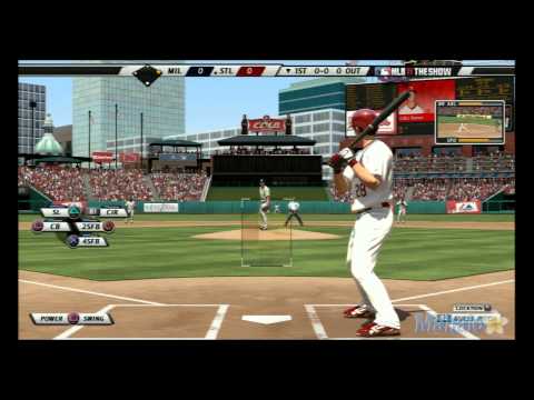 MLB 11 The Show - Milwaukee Brewers vs St Louis Cardinals at Busch Stadium - 1st Inning