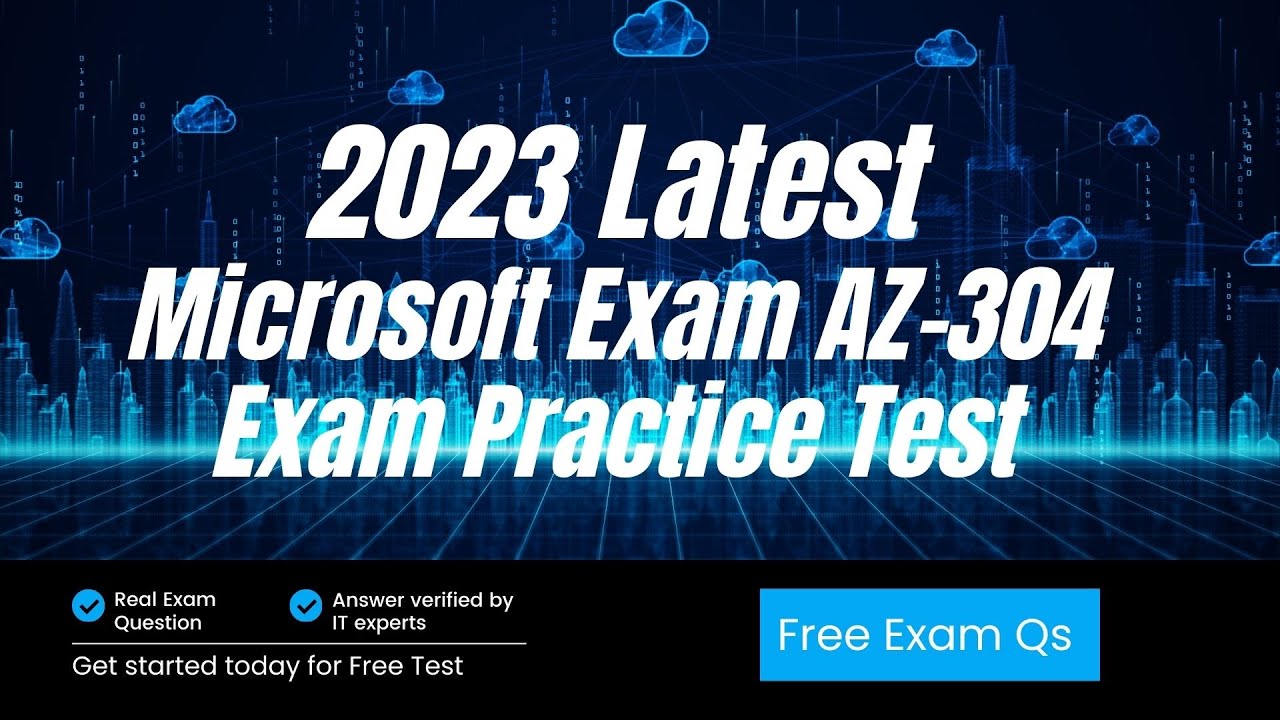 Microsoft Azure Architect Design AZ-304 Free Exam Questions & Answers ...