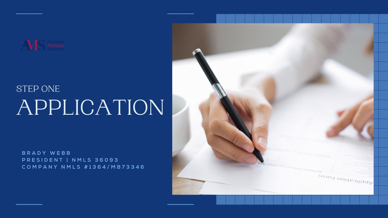 1. Step One: Application - YouTube