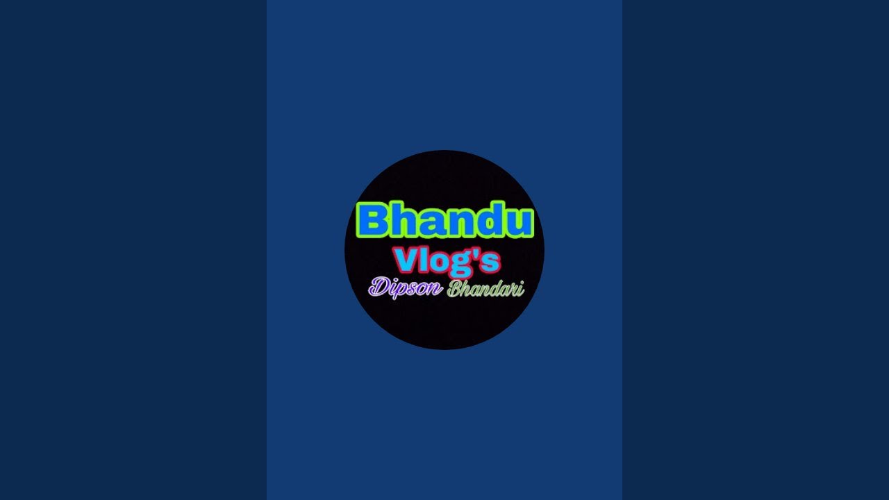 Bhandu vlogs is live - YouTube