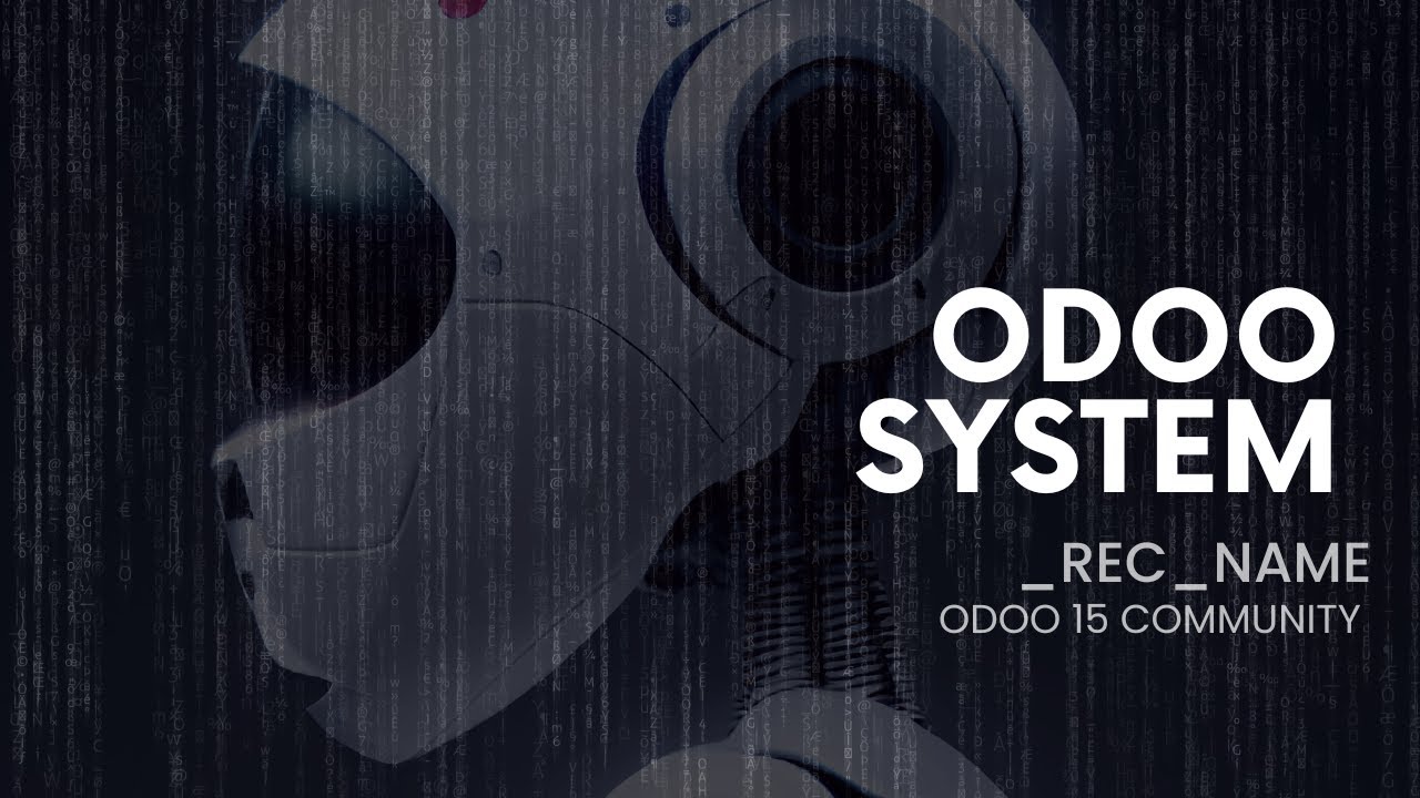 Recname L Odoo 15 Community Youtube