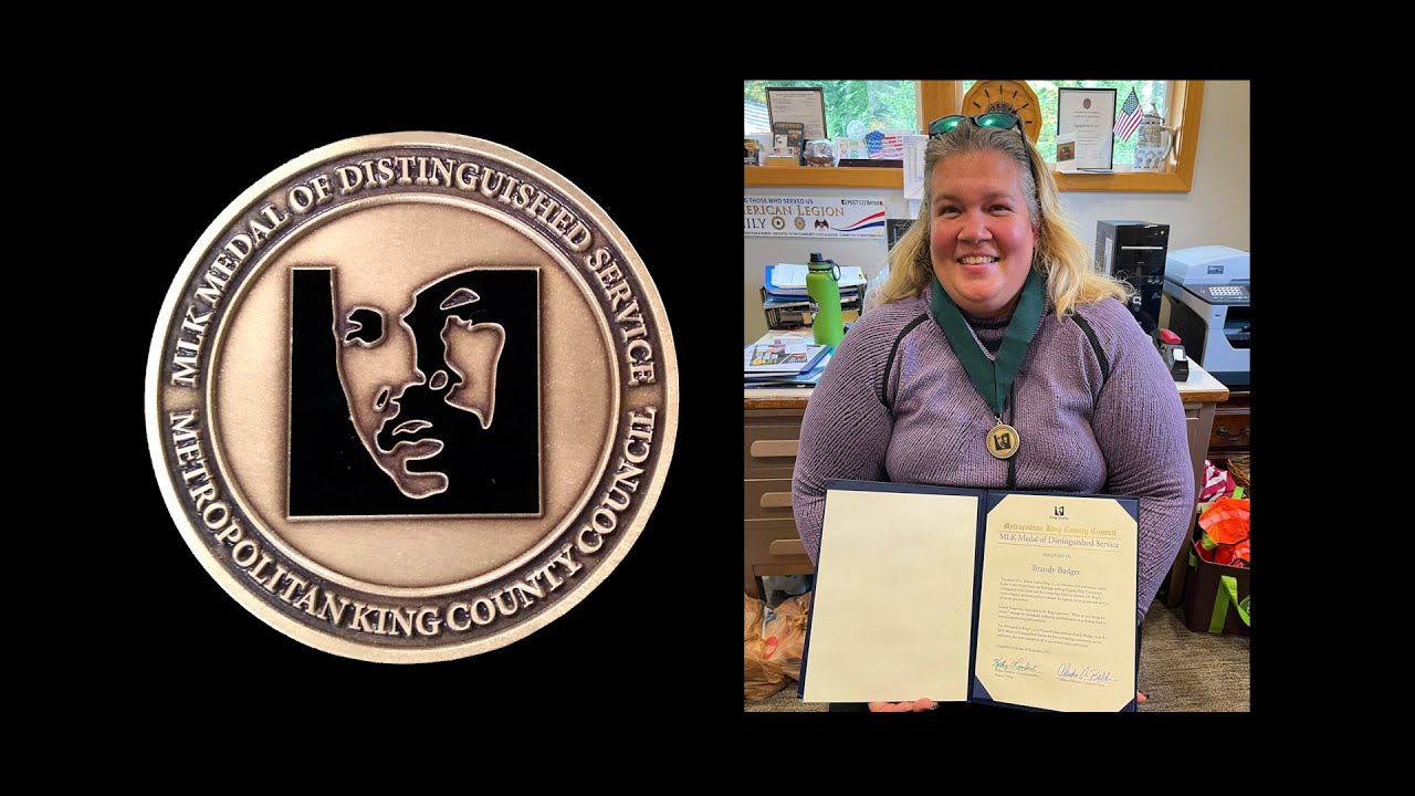 2021 MLK Medal: Brandy Badger - District 3 - YouTube