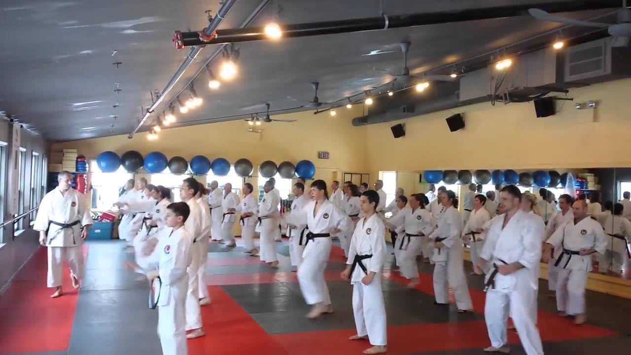AJKA-I Shotokan Karate Sensei Rob DeAngelis Stance Drill at Winter ...
